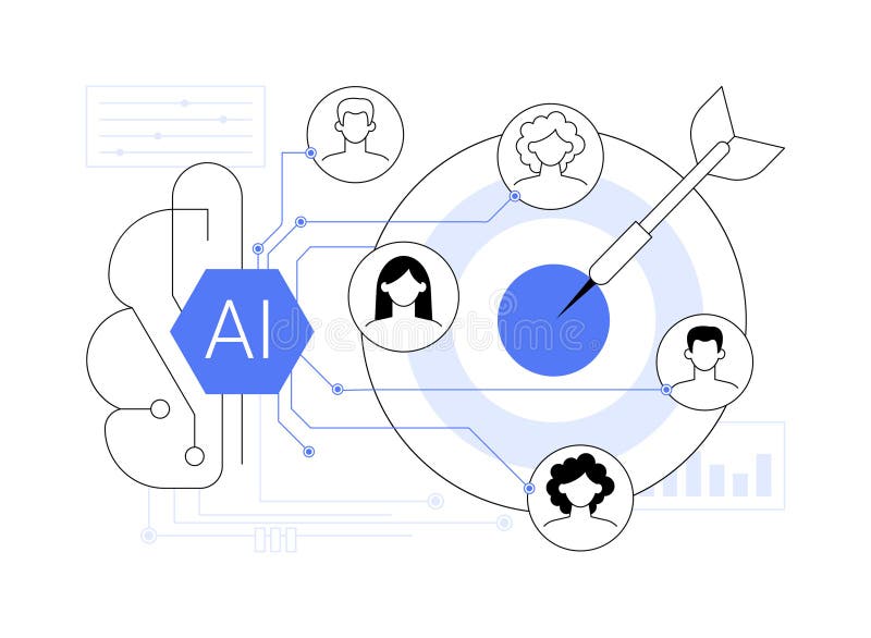 ABM - Account Based Marketing. Business Concept. Vector Stock ...