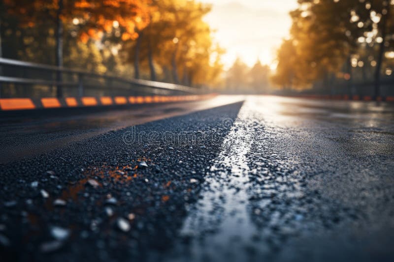 Driven Asphalt Road Leveling Process Stock Illustrations – 4 Driven ...