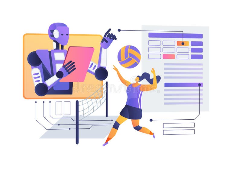 AI-Driven Athlete Personalization Abstract Concept Vector Illustration ...