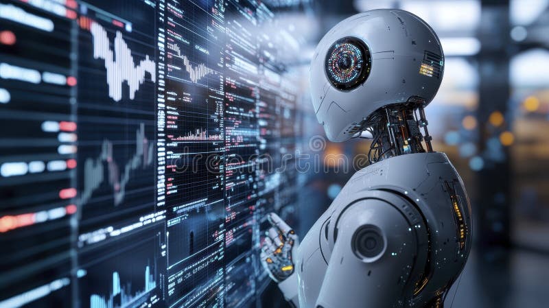 AI-Driven Automated Payments and Virtual Banking Systems Stock Image ...