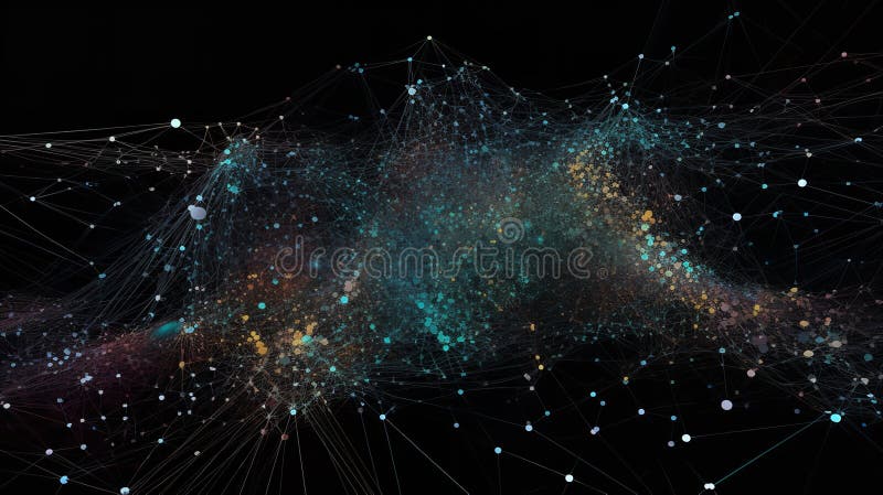 AI Driven Big Data Analytics Visualization Stock Illustration ...
