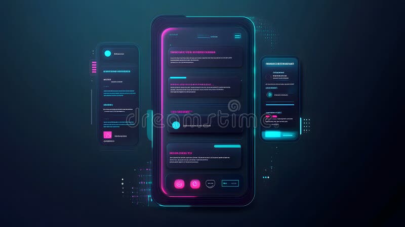 AI-driven Chatbot System with Futuristic Digital Interface and Smart ...