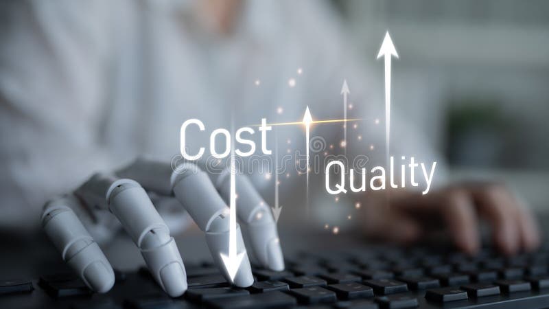 AI-driven Cost Reduction and Quality Improvement Strategy Latch Stock Photo - Image of ...