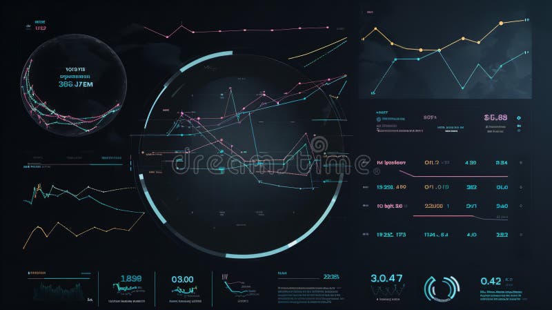 Ai Driven Customer Data Analysis Stock Illustration Illustration Of