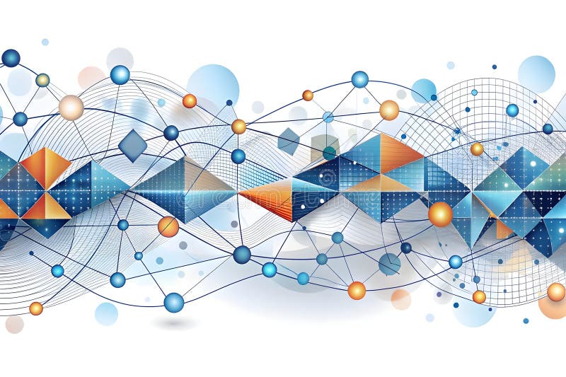 AI Driven Data Flow Elements Concept As Abstract Elements Featuring Dynamic Data Streams Flowing ...