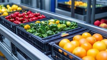 Advanced Ai Driven Food Sorting System Stock Illustrations – 3 Advanced ...