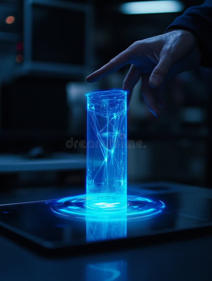 AI-driven Holographic Assistant Projecting Data Analytics in a Dark ...