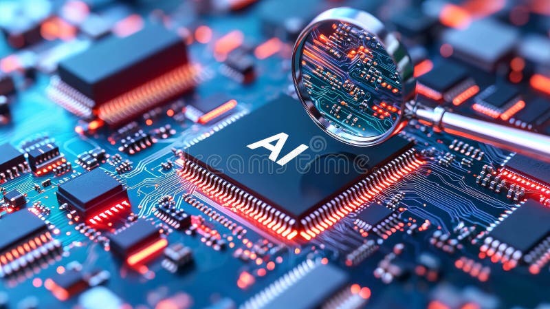 AI-driven Image Recognition Technology, Showcasing the Generation of ...