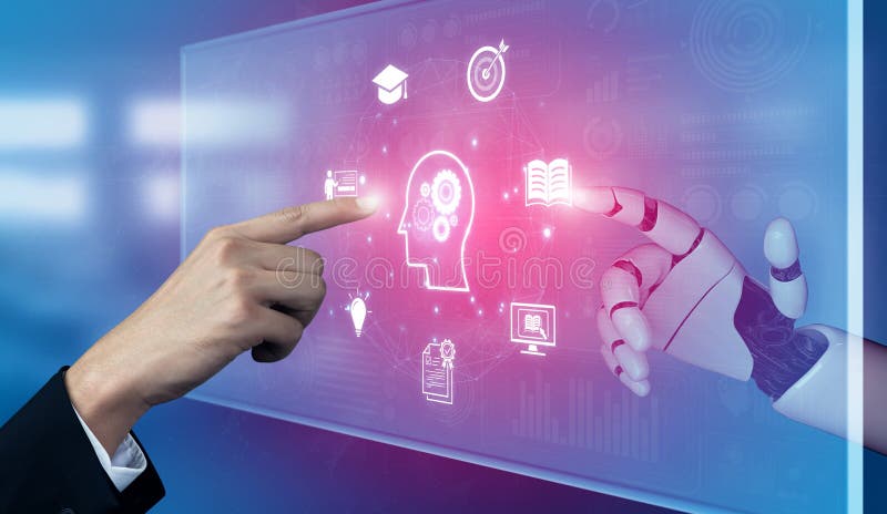 AI-driven Personalized Learning Platform for Professional Skill Development. Fermion Stock Photo ...