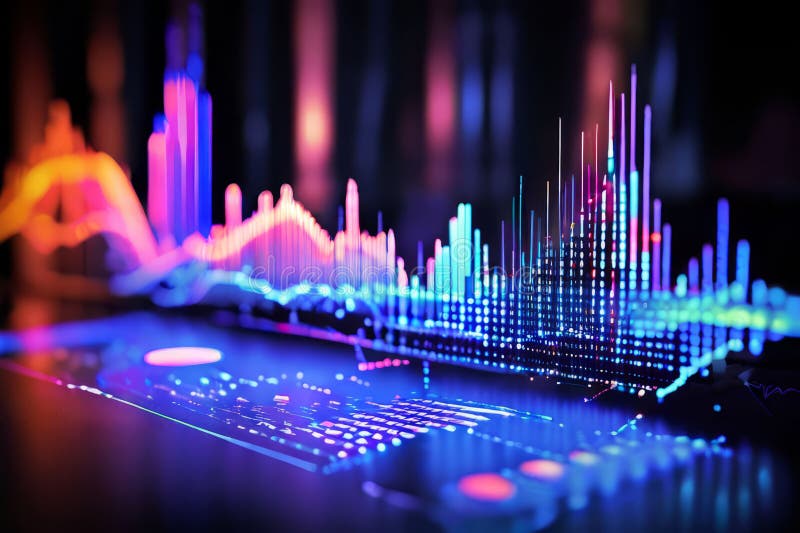 Ai Driven Predictive Analytics Data Points Connected To Predicti Stock Illustration