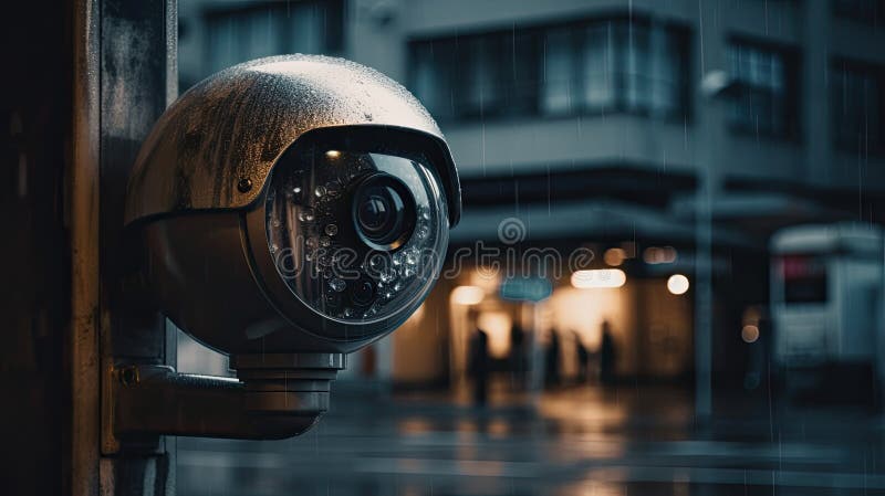 AI-Driven Security Cameras for Law Enforcement Assistance Stock ...