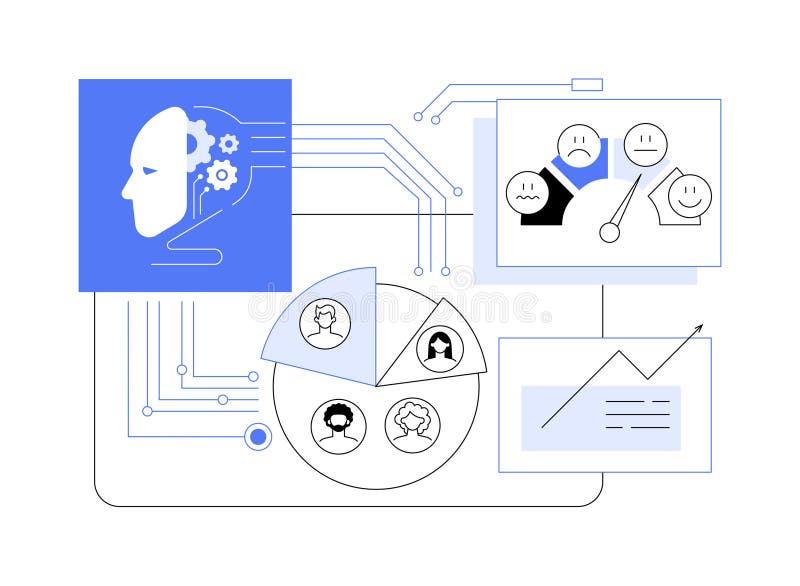 AI-Driven Service Recovery Abstract Concept Vector Illustration. Stock ...