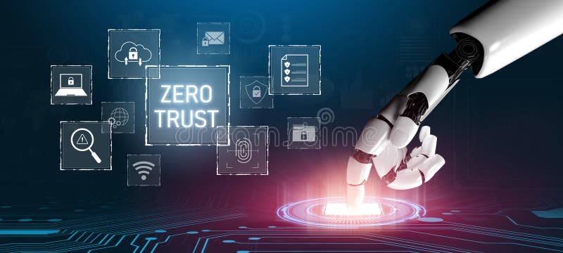 AI-driven Zero Trust Security Platform Vouch Stock Image - Image of ...