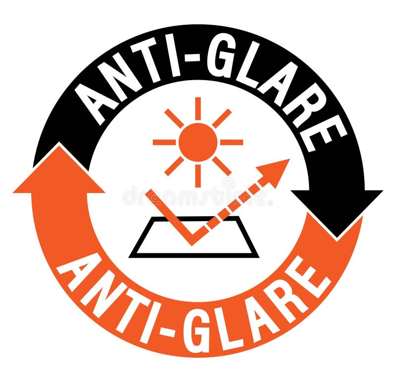 Anti Glare Label Sign, with a Glass Surface Protecting from the Direct ...