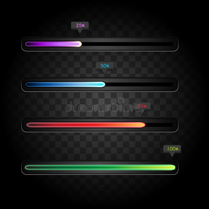 Different Completion Levels Stock Illustrations – 16 Different ...