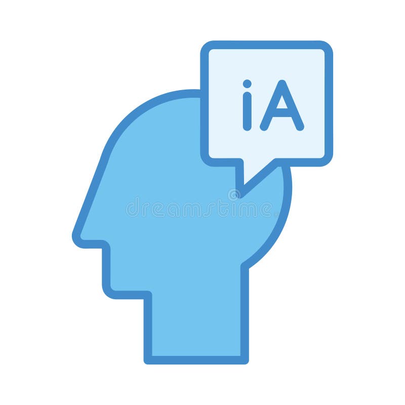 AI in Education Cognitive Learning Icon Stock Vector - Illustration of ...