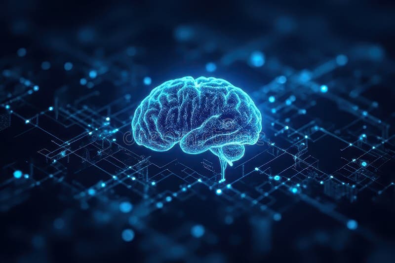 AI-Empowered it Management Solutions Stock Illustration - Illustration ...