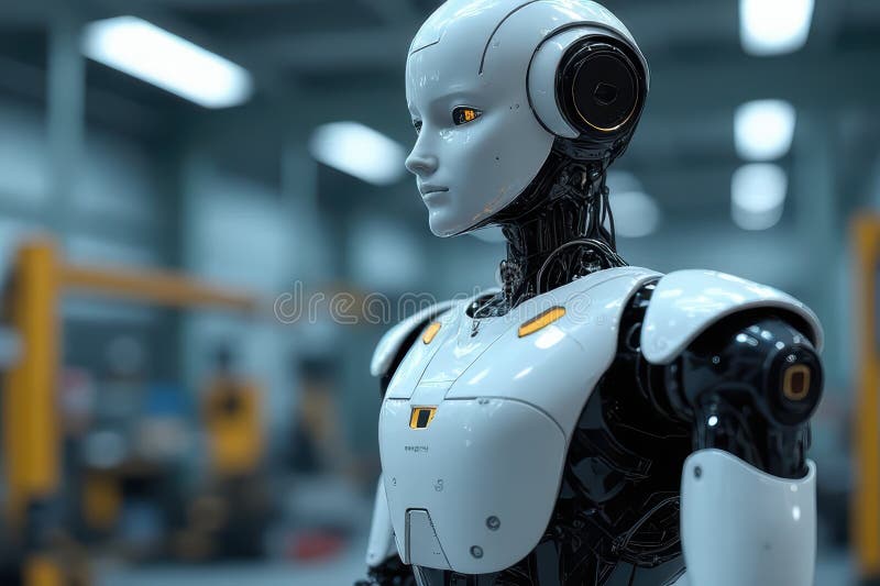 AI-Empowered Robotic Innovations Stock Illustration - Illustration of ...