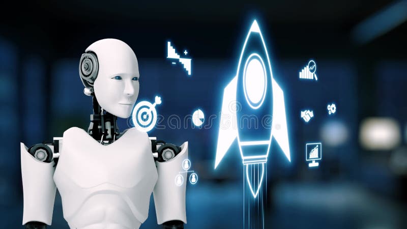 AI Empowering Startups with Smart Growth Tools Epoch Stock Footage ...