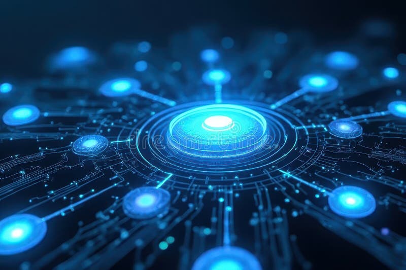 AI-Enhanced Efficiency in Connectivity Stock Illustration ...