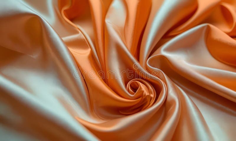 Close Up Peach Colored Fabric Stock Illustration - Illustration of ...