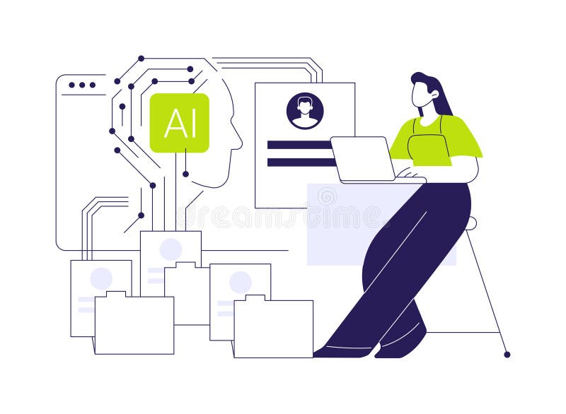 AI-Enhanced Recruitment and Screening Abstract Concept Vector ...