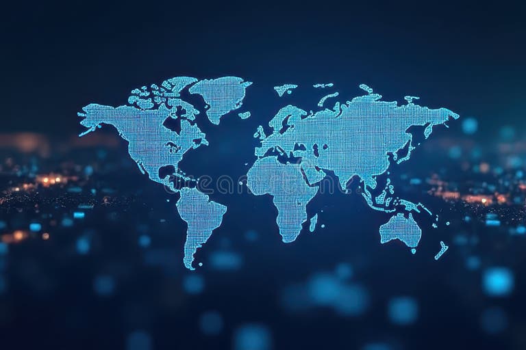 AI Enhanced Supply Chain Forecasting Visualization Stock Illustration ...