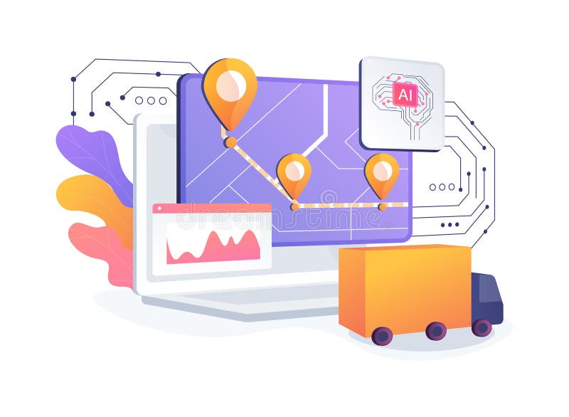 AI-Enhanced Transportation Management Abstract Concept Vector ... AI-Enhanced Transportation Management Abstract Concept Vector ...