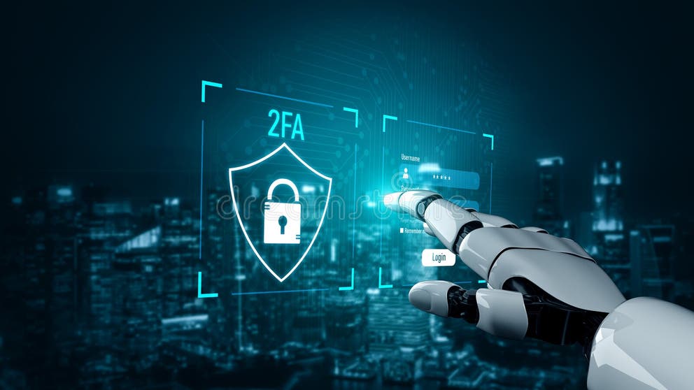 AI-enhanced Two-factor Authentication System Vouch Stock Image - Image ...