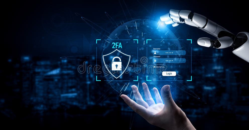 AI-enhanced Two-factor Authentication System Vouch Stock Image - Image ...