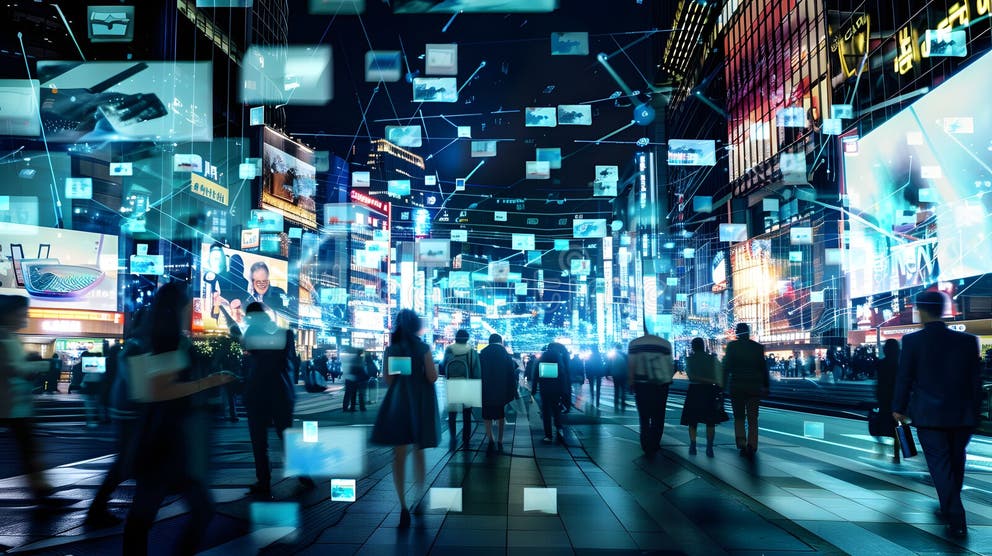 AI-enhanced Video Editing Software Creating Dynamic. Stock Illustration ...