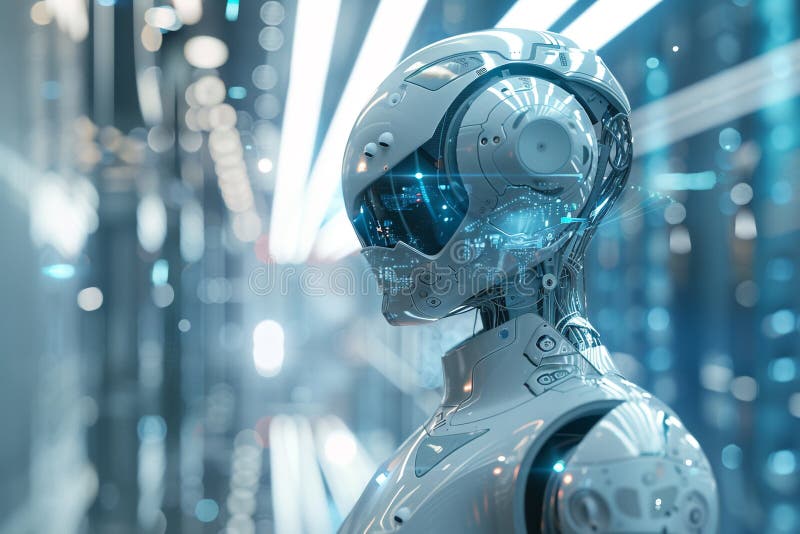 AI Enhancing Human S Digital Design Capabilities Stock Illustration ...