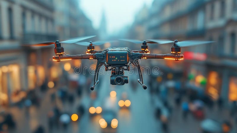 AI-equipped Drones Navigate through a Busy City Street during Twilight ...