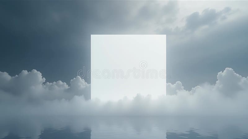 AI Ethereal White Cube Found Stock Video - Video of white, artwork ...