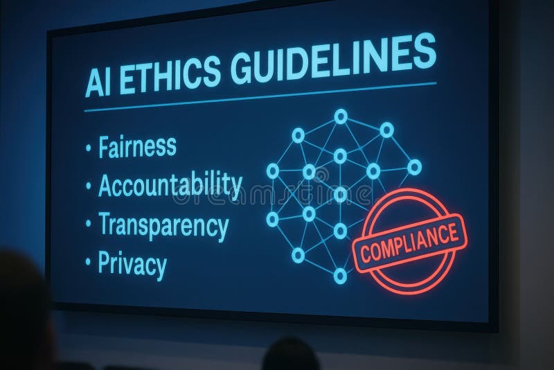 Ethics, Accountability, Principles, Integrity, Values - Outline Signpost with Five Arrows Stock ...