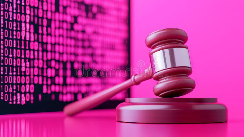 AI, Ethics, and Justice: the Future Landscape of Law in the Digital Age Stock Photo - Image of ...