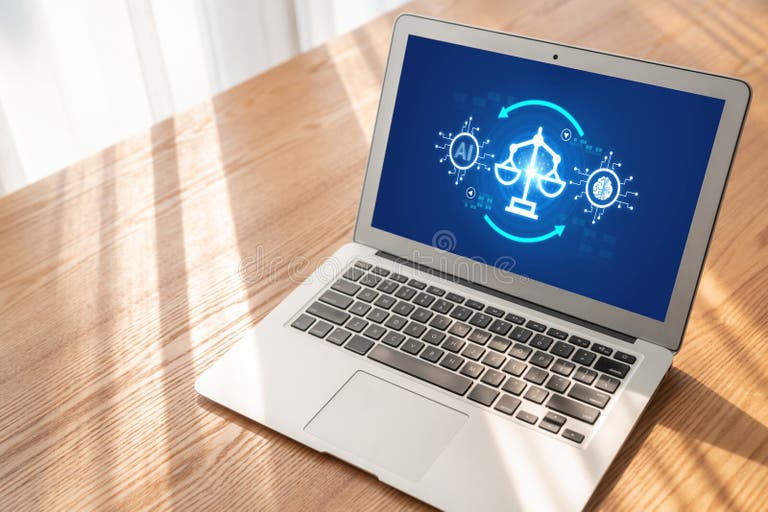 AI Ethics Responsibility Standard Law and Rules on Computer Screen ...