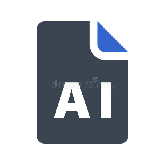 Ai file icon stock vector. Illustration of create, draw - 276098288