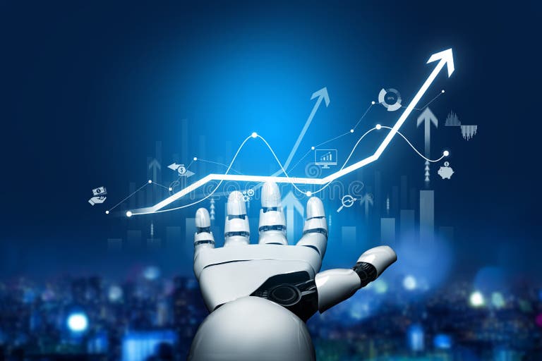 AI Forecasting for Business Growth in 2025 Economy Vouch Stock Photo - Image of marketing ...
