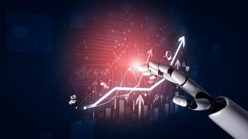 AI Forecasting for Business Growth in 2025 Economy Vouch Stock Illustration - Illustration of ...