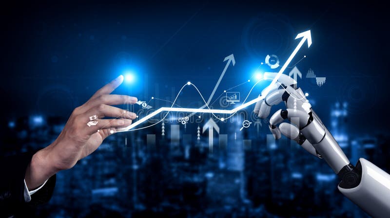 AI Forecasting for Business Growth in 2025 Economy Vouch Stock Photo - Image of strategy, chart ...