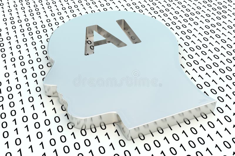 AI stock illustration. Illustration of number, data, code - 92604084