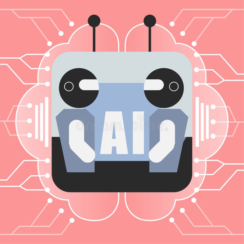 AI Future 4 stock vector. Illustration of icon, artificial - 187050220