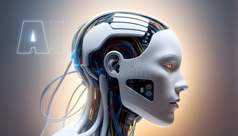 AI Future Technology Concept Robotic Science Bokeh Background Stock ... AI Future Technology Concept Robotic Science Bokeh Background Stock ...