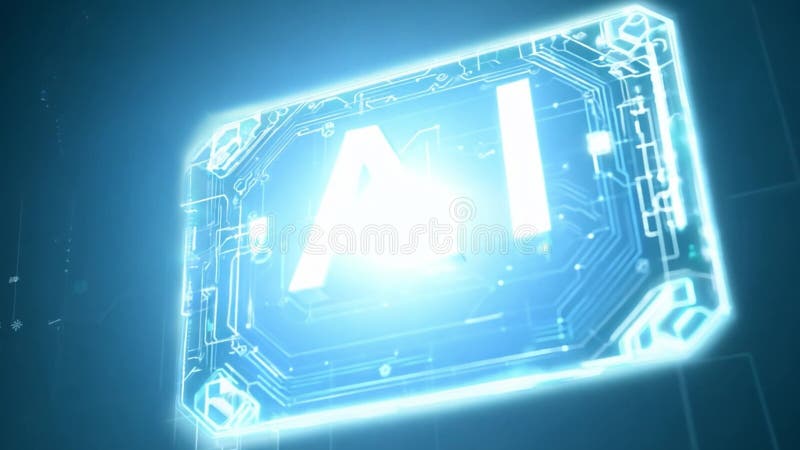 Futuristic Circuit Board, Integration of Artificial Intelligence ...