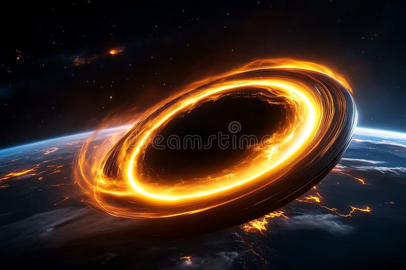 An Alien Species Observing a Distant Black Hole, Using Advanced ...