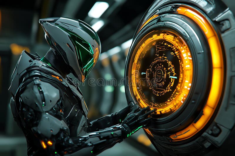 A Group of Aliens Exploring a Derelict Human Spacecraft, Their Advanced ...