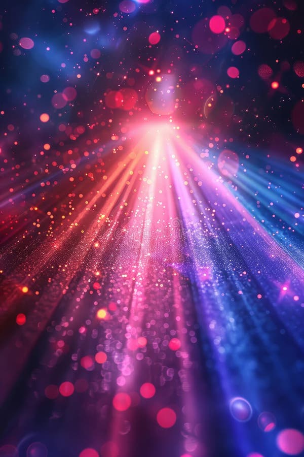 AI-generated Abstract Background with Neon Ray Lights, Futuristic and ...