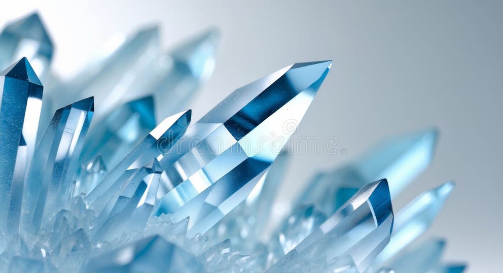 Abstract Blue Crystal Texture Background Stock Image - Image of ...