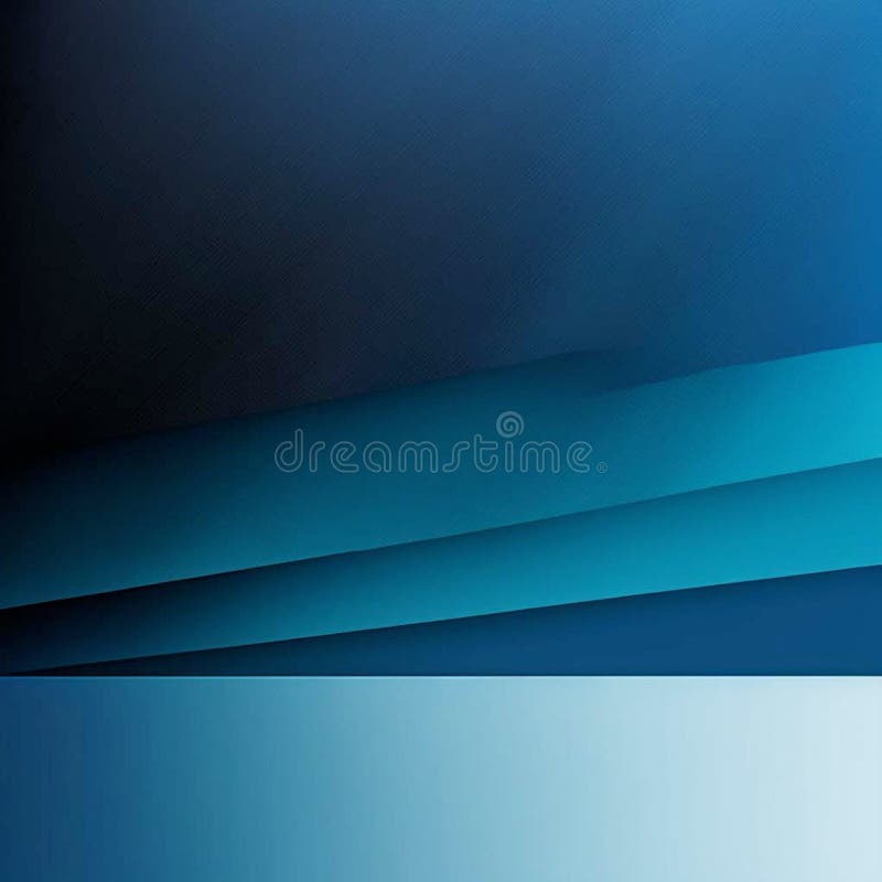 AI Generated Abstract Blue Layered Tech Background Stock Illustration ...